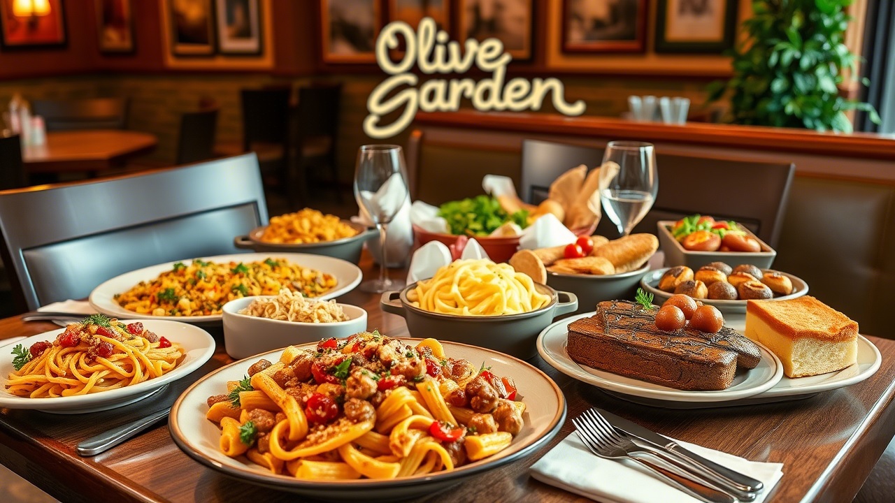 Olive Garden Menu (2025) with Prices, Specials & Most Popular Dishes